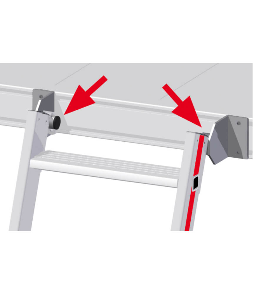 Hymer 8058 Hook On Shelf Ladder With Treads and Handrail - Murdoch ...