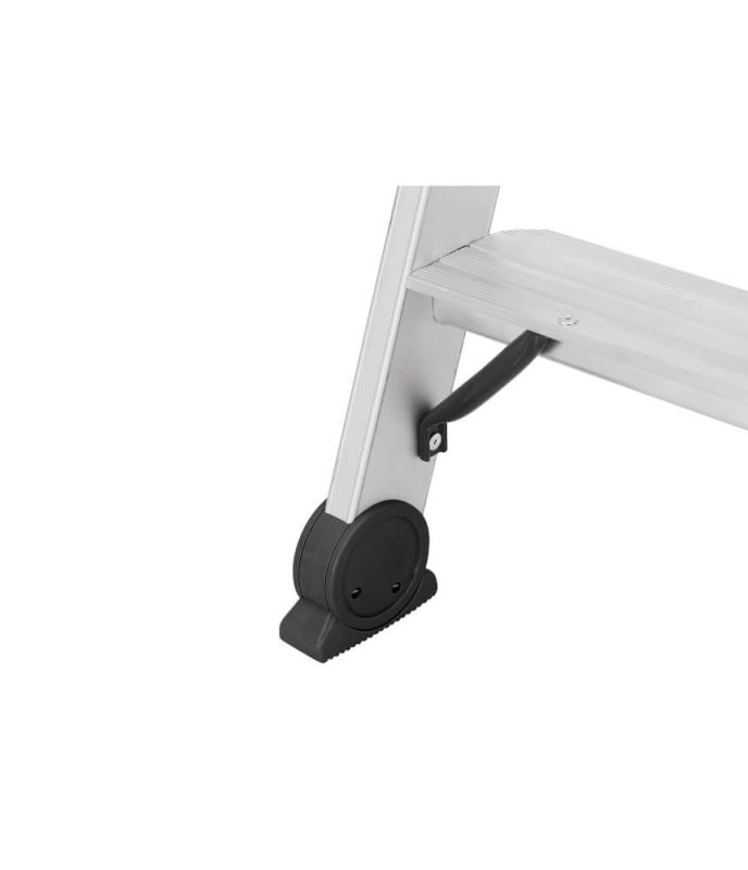 Hymer 4026 Anodised Platform Step Ladder With Enclosed Tooltray