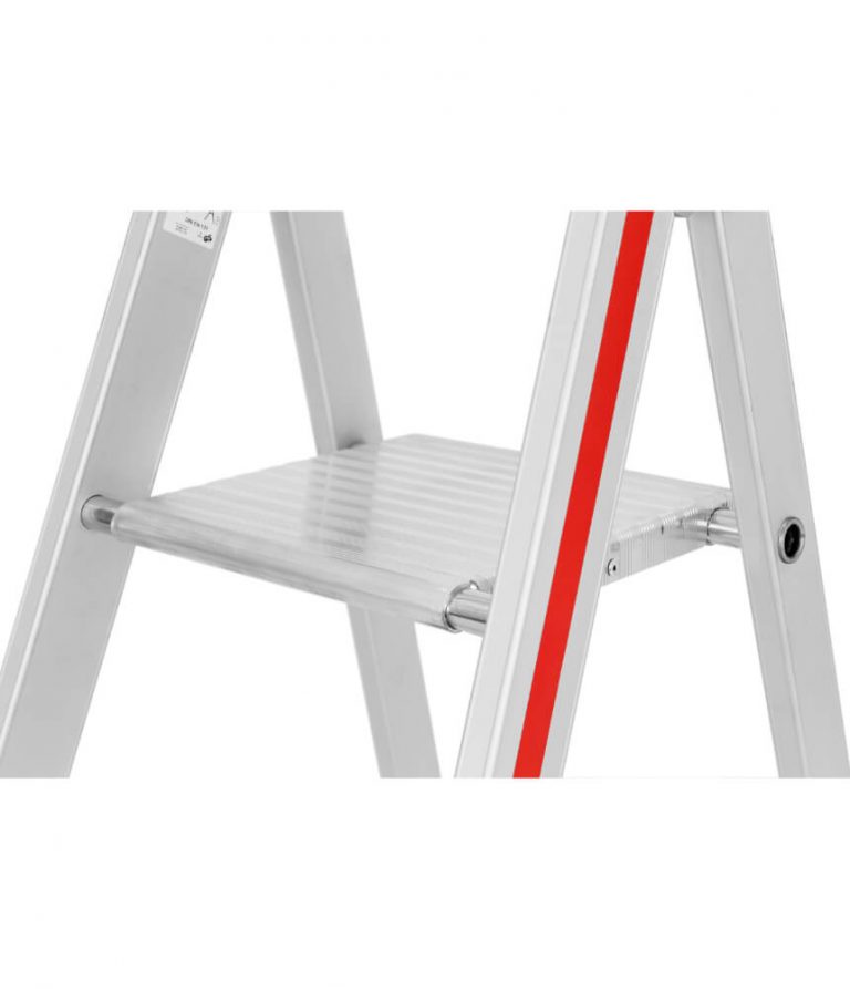Hymer 8081 Mobile Platform Stepladder With Extra Long Handrail