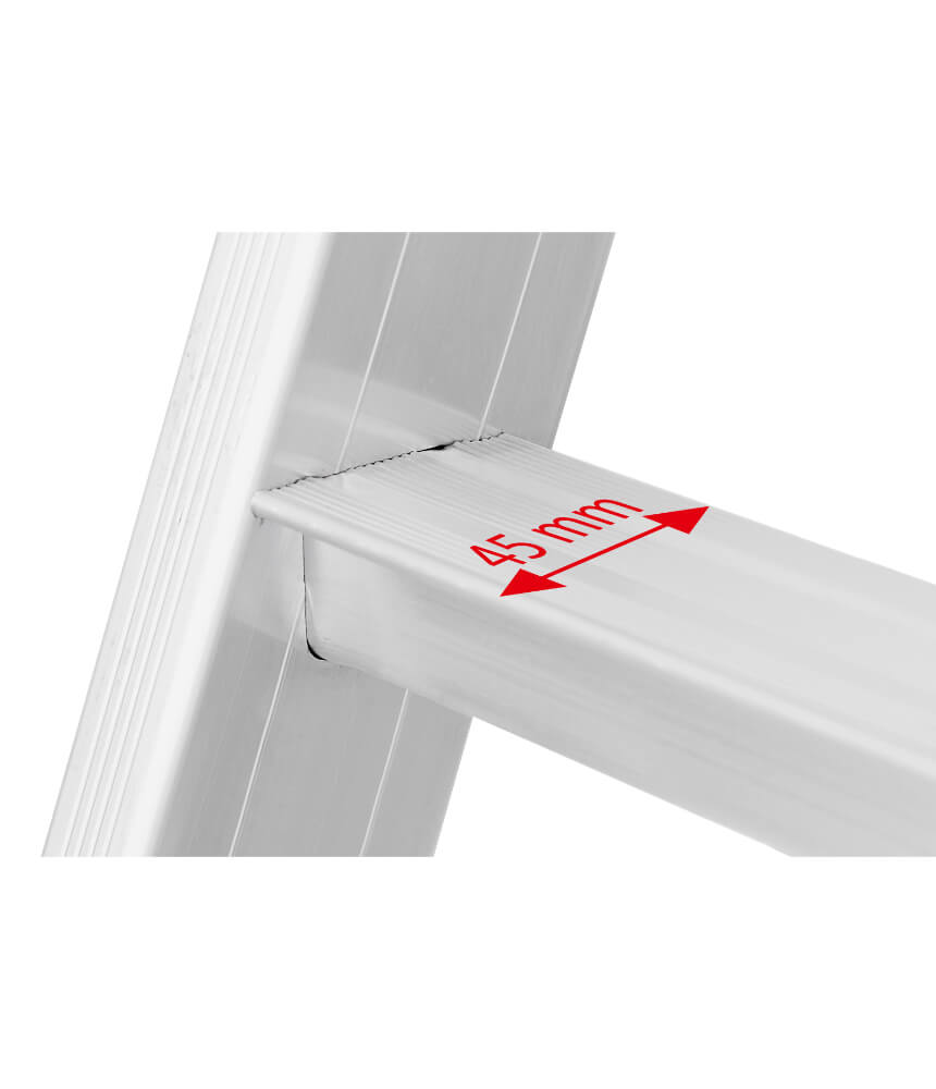 Hymer 8058 Hook On Shelf Ladder With Treads and Handrail - Murdoch ...