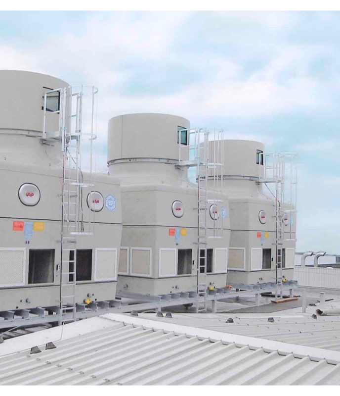 Hymer Fixed Vertical Ladder - Parapet Ladder - Murdoch International