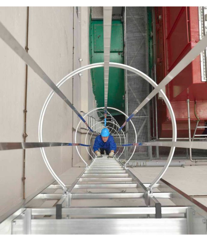 EN 14122-4 Hymer Fixed Vertical Ladders For Safe Access to Machinery ...