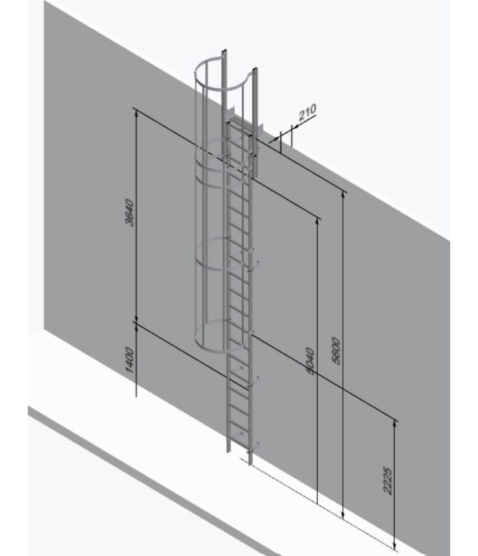 Hoop Ladder - Hymer Fixed Hoop Ladder | Murdoch Int.