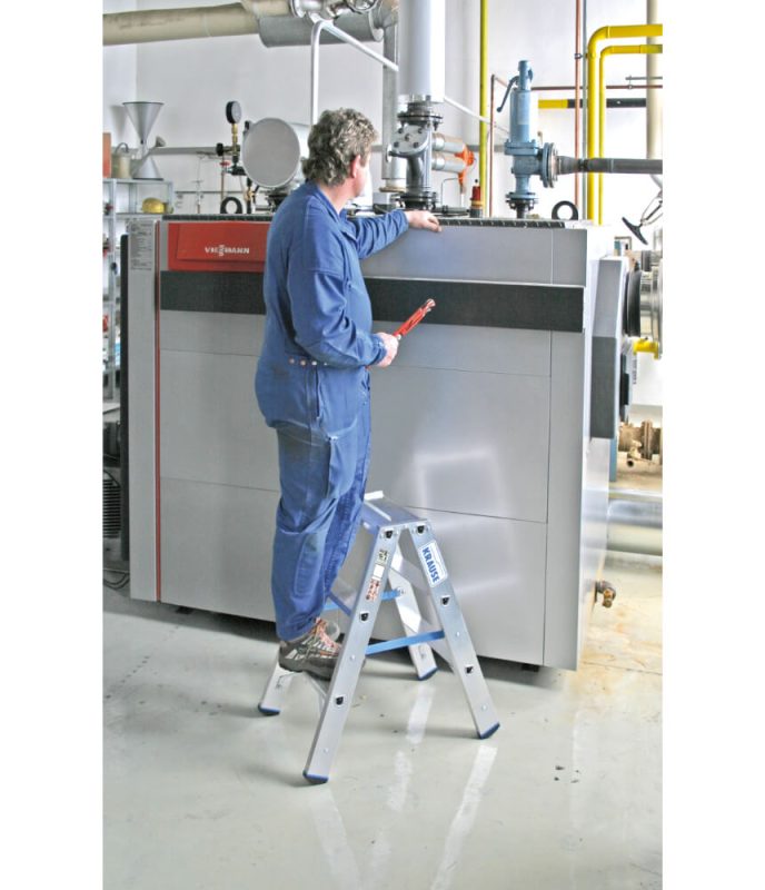 Krause Stabilo Double Sided Small Step Ladder - Murdoch International