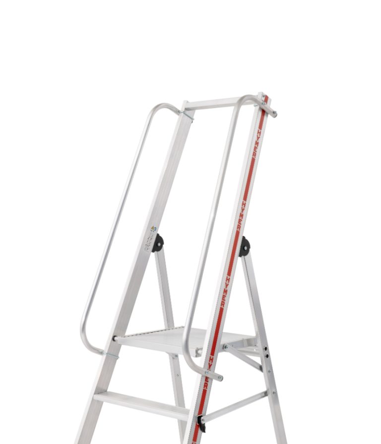 Hymer 8078 Platform Stepladder With Long Handrail - Murdoch International