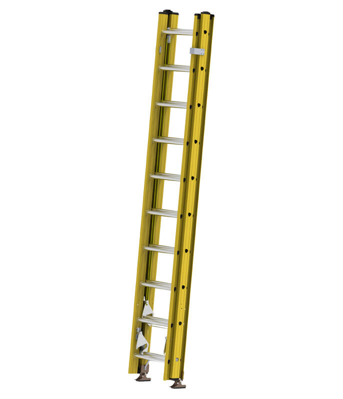 GRP Triple Extension Ladder - Rope Operated - Murdoch International